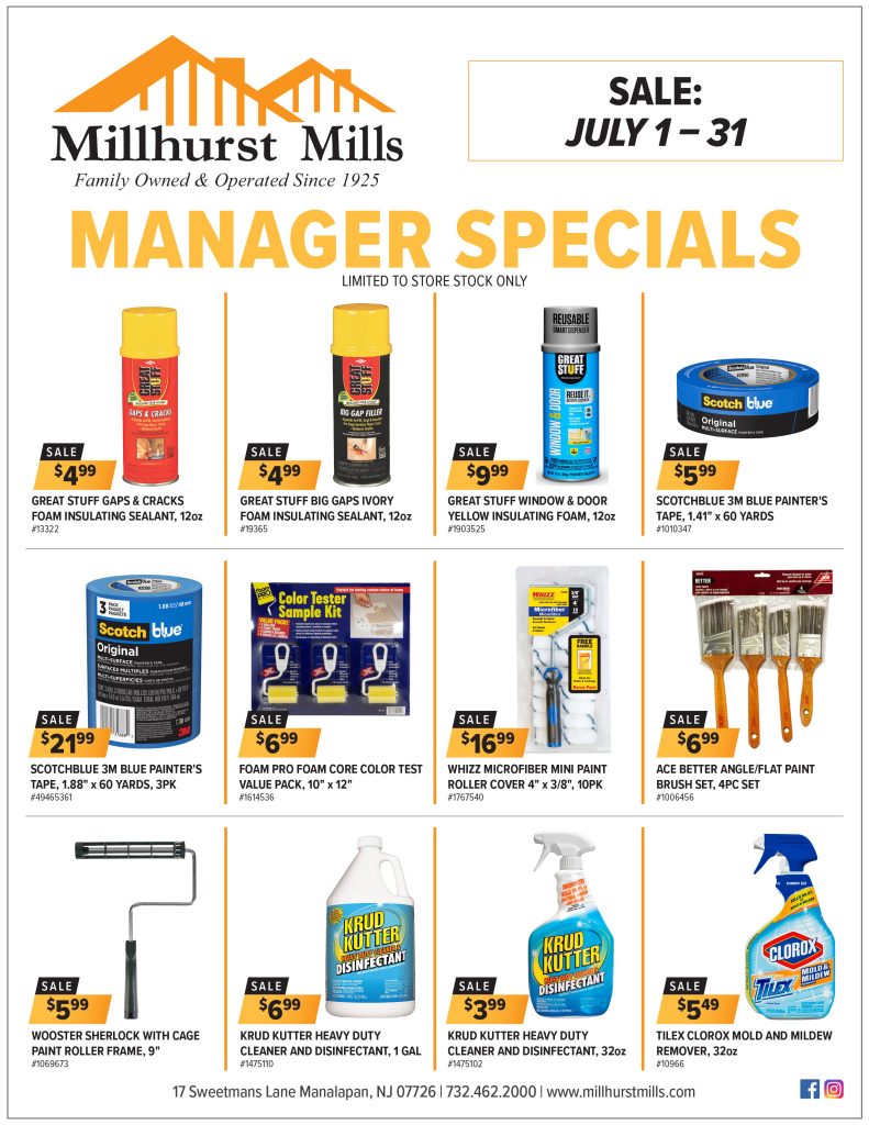 Promos - Millhurst Mills | Millhurst Design Center