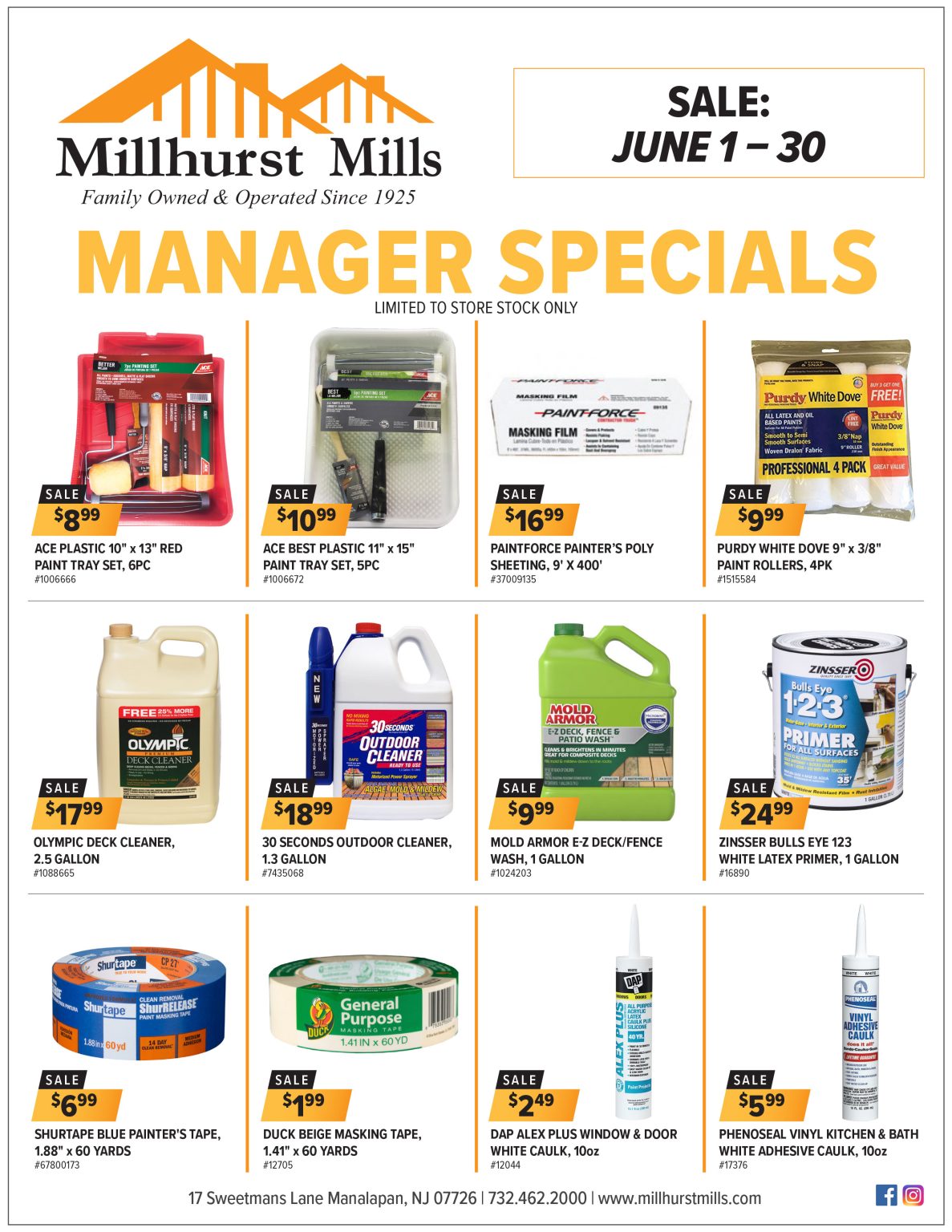 Promos - Millhurst Mills | Millhurst Design Center
